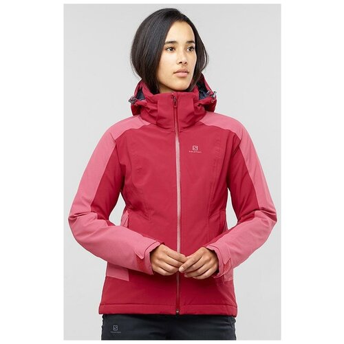 Куртка Salomon, размер S, красный, розовый
