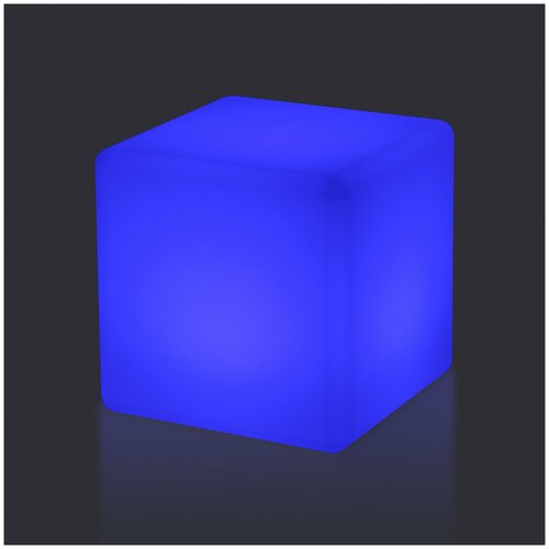 Разноцветный ночник куб Jellymoon 30 см, от сети 220В