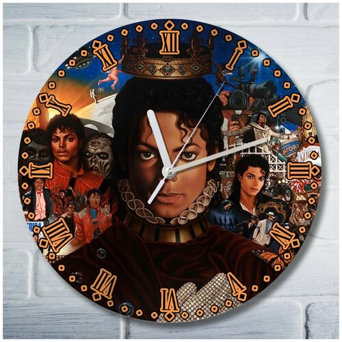 Настенные часы УФ музыка Майкл Джексон (Michael Jackson) - 1112