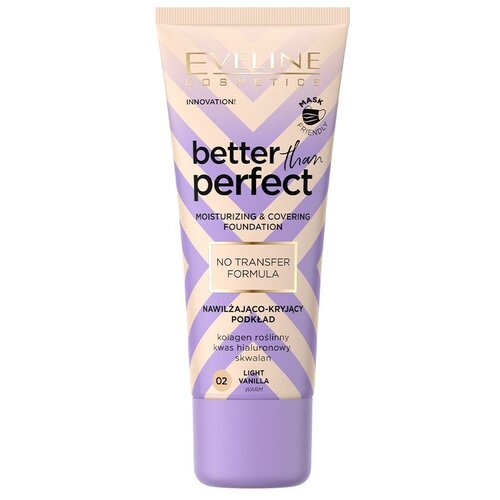 Eveline Cosmetics Тональный крем Better than perfect, 30 мл/30 г, оттенок: 02 light vanilla, 1 шт.