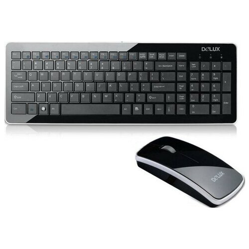 Клавиатура и мышь Delux K1500+M125 Black wireless
