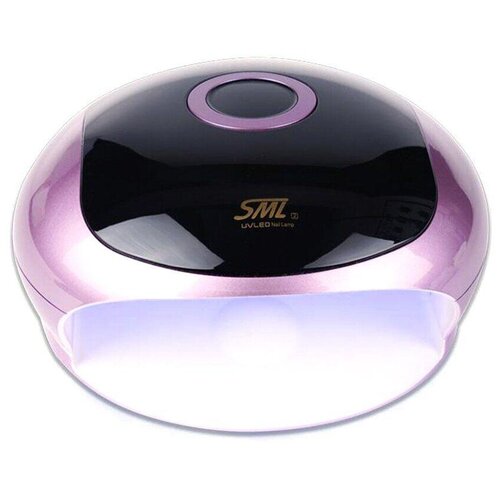 SML Лампа для сушки ногтей S2, 48 Вт, LED-UV черный/розовый
