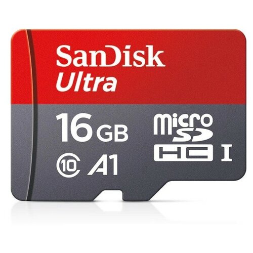 Карта памяти SanDisk Ultra 16GB micro SDHC UHS-I класс 10 A1