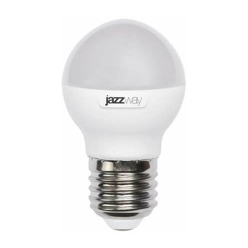 Лампа светодиодная PLED-SP-G45 7Вт шар 3000К тепл. бел. E27 540лм 230В JazzWay 1027863-2 ( 1шт. )