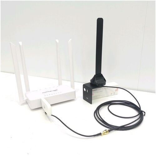 Комплект Интернета 4G модем ZTE 79 как 3372H-153 3372H + WiFi роутер + LTE Антенна под безлимитный Интернет