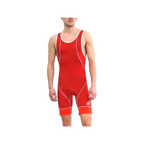 Трико ASICS Wrestling Suit, размер 3XL, красный