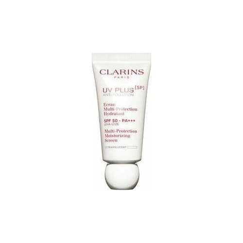 Clarins UV PLUS [5P] Anti-Pollution SPF 50 Translucent Увлажняющий защитный флюид-экран для лица, 30 мл