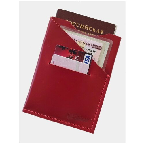Обложка-карман для паспорта BOCHAROFF, красный