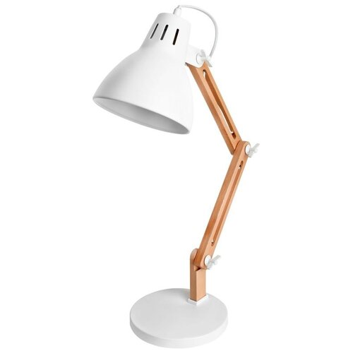 Лампа офисная Camelion KD-355, E27, 40 Вт, белый