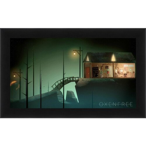 Плакат, постер на холсте Oxenfree. Размер 60х84 см