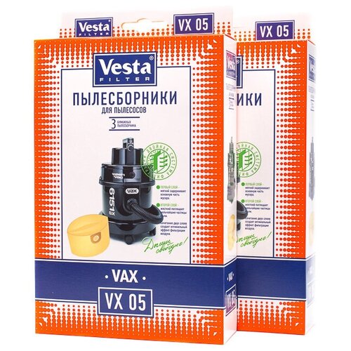 Vesta filter VX 05 Xl-Pack комплект пылесборников, 6 шт