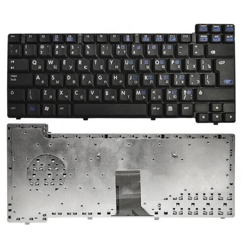 Клавиатура для ноутбука HP Compaq 413554-B31 черная, крепления вверху