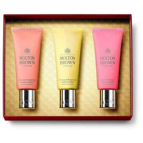 Molton Brown Набор кремов для рук по 40 мл: Fiery Pink Pepper, Heavenly Gingerlily, Orange & Bergamot. Арт. МBC21023