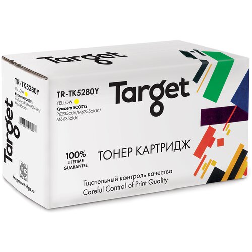 Тонер-картридж Target TK5280Y, желтый, для лазерного принтера, совместимый