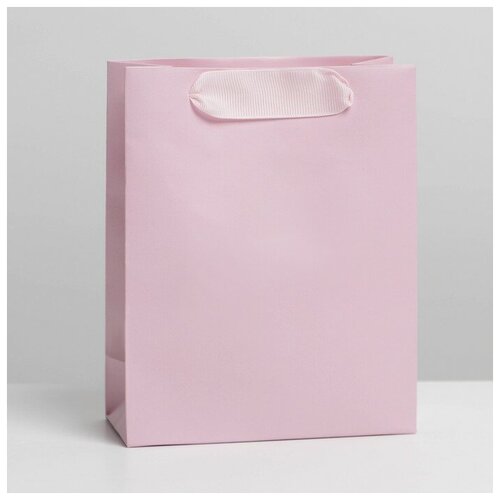 Пакет ламинированный "Розовый", S 12 х 15 х 5,5 см
