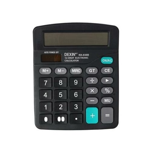 Калькулятор настольный 12-разрядный KK-838B двойное питание 588174 .