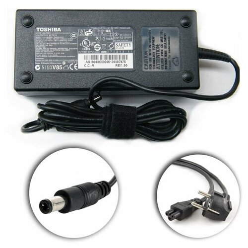 Для Toshiba Satellite P855-DSS Зарядное устройство блок питания ноутбука (Зарядка адаптер + сетевой кабель/ шнур)