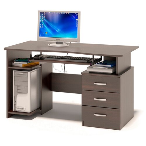 Компьютерный стол Шарм-Дизайн КСТ-08.1 венге