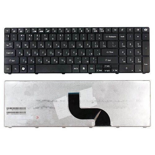 Клавиатура для ноутбука Packard Bell EasyNote TM83 черная