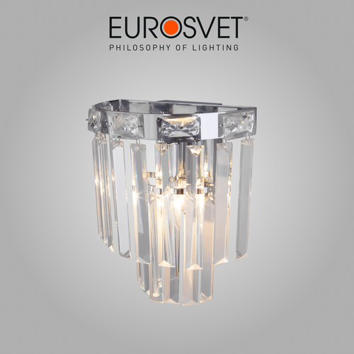 Бра/настенный светильник Elegante Eurosvet 10130/1 хром