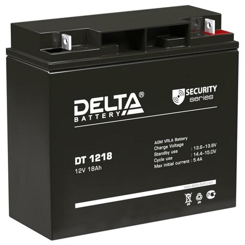 Аккумулятор 12В 18А. ч Delta DT 1218 (4шт. в упак.)