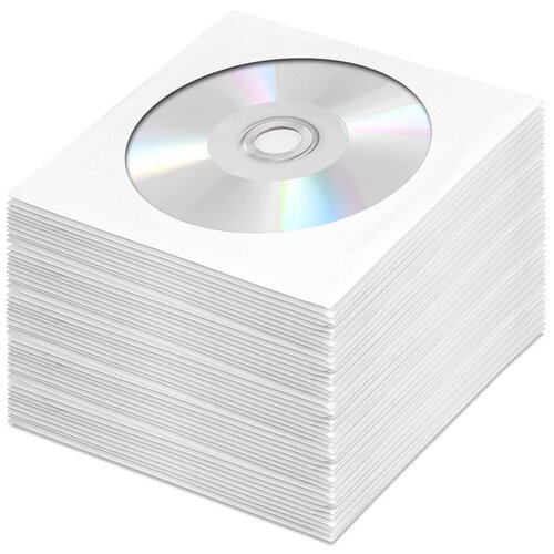 Диск CD-R CMC 700Mb 52x blank (без покрытия) в бумажном конверте с окном, 50 шт.