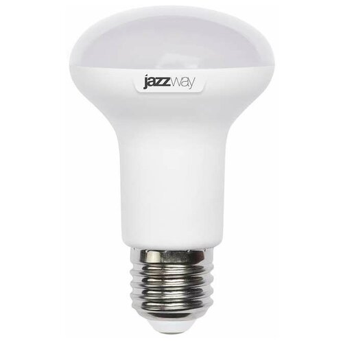 Лампа светодиодная PLED-SP R63 8Вт 3000К тепл. бел. E27 630лм 230В JazzWay 1033642 (9шт. в упак.)