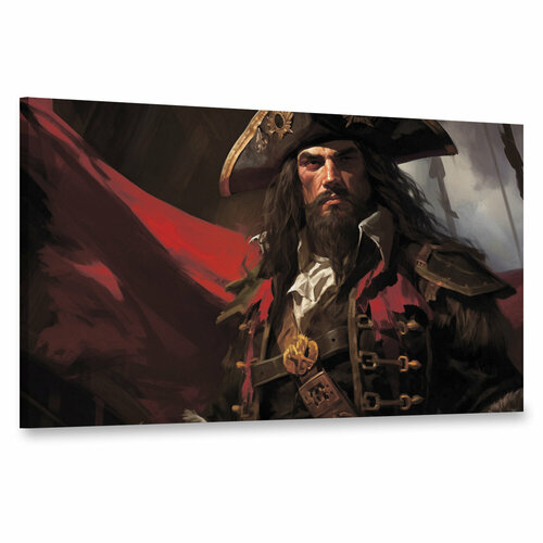 Интерьерная картина 100х60 "Капитан пиратов"