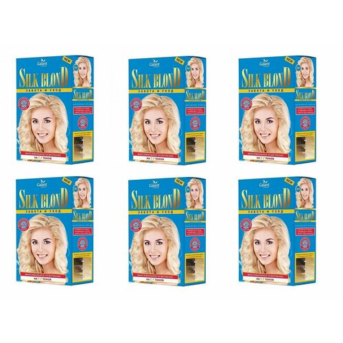 Galant Cosmetic Осветлитель для волос Silk Blond, 6 штук