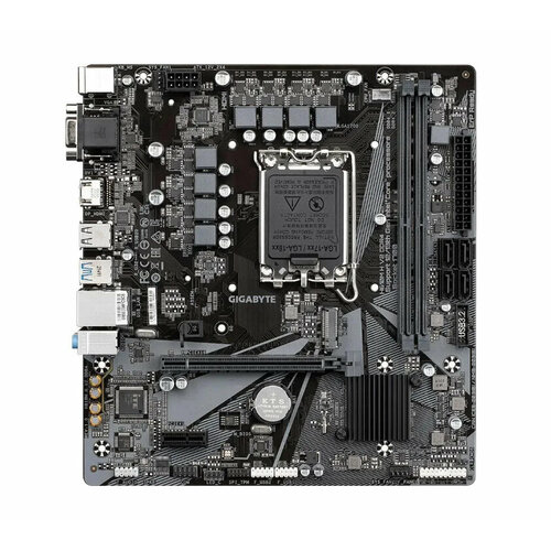 Материнская плата Gigabyte H610M H V2 DDR4 (Socket1700, H610, mATX,2DDR4, M.2, PCI-E16, PCI-E,4SATA3, VGA, HDMI, PC3200)