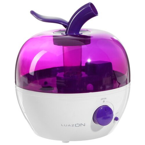 Увлажнитель воздуха с функцией ароматизации Luazon Home LHU-02, белый/фиолетовый
