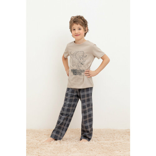 Пижама  crockid, размер 60/116, бежевый