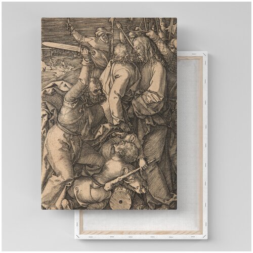 Картина на холсте с подрамником / Albrecht Durer / Альбрехт Дюрер - Предательство Христа, 1508