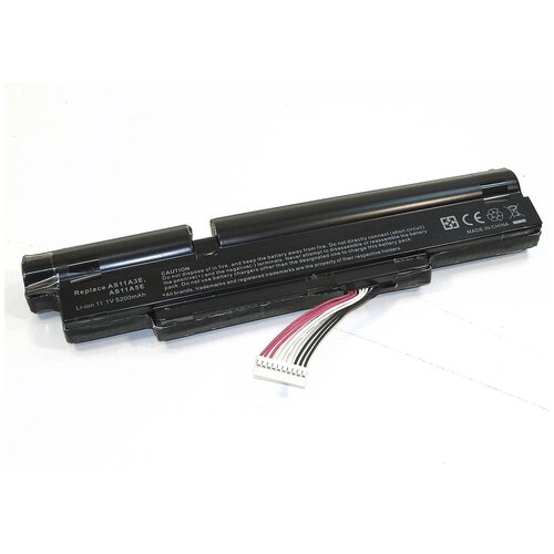 Аккумуляторная батарея для ноутбука Acer Aspire 3830 (AS11A3E) 11.1V 5200mAh OEM черная