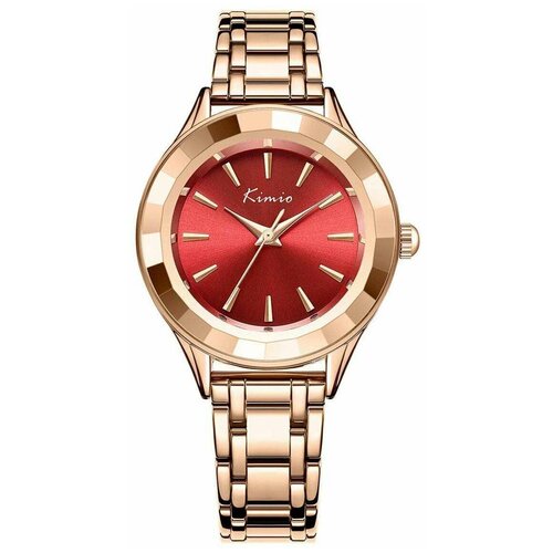 Наручные часы KIMIO Fashion K6301M-XZ1RRE, золотой, красный