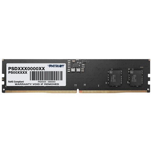 Оперативная память Patriot Memory SL 16 ГБ DDR5 4800 МГц DIMM CL42 PSD516G480081