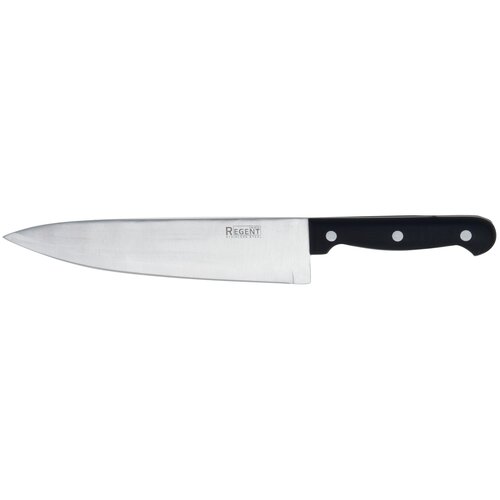 Набор ножей Шеф-нож REGENT inox 93-BL-1, лезвие: 20.5 см, черный