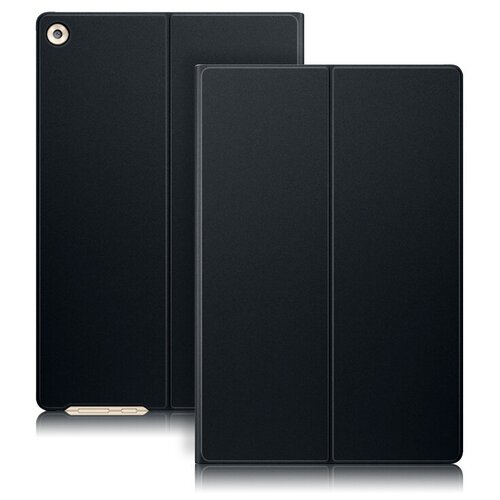 Чехол-обложка MyPads для Huawei MediaPad M5 8.4 с трансформацией в мульти-подставку черный