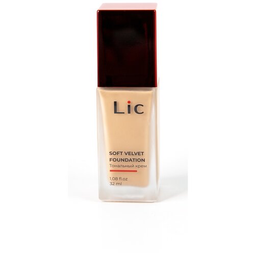 Lic Тональный крем Soft velvet foundation, 32 мл, оттенок: 04Y