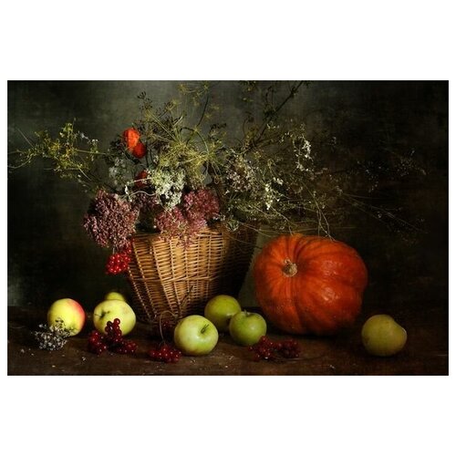 Постер на холсте Осенний натюрморт (Autumn Still Life) 75см. x 50см.