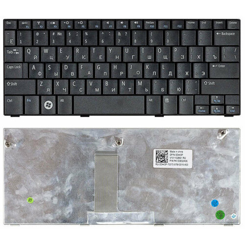 Клавиатура для Dell Inspiron Mini 1011 черная