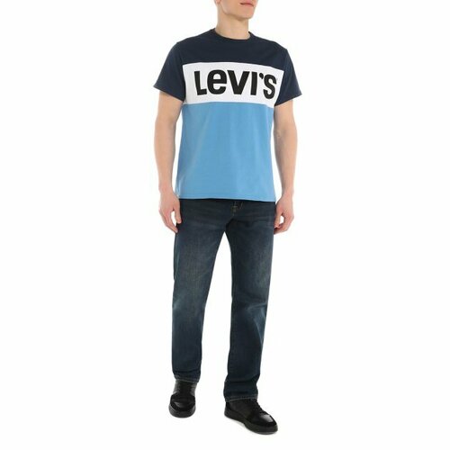 Футболка Levi's, размер L, голубой