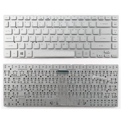 Клавиатура для ноутбука Acer 904IR07C0U серебристая