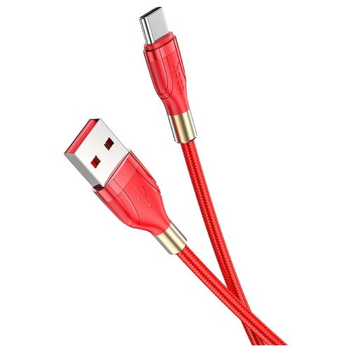 Кабель Hoco U92 Gold collar USB - Type-C, 1.2 м, 1 шт., красный