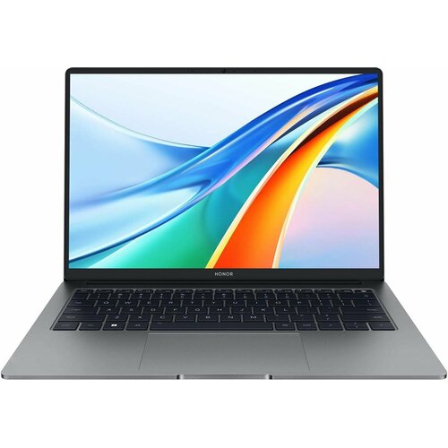 Ноутбук Honor MagicBook X14 Pro FRI-G58 5301AHQK, 14", 2024, IPS, Intel Core i5 13420H 2.1ГГц, 8-ядерный, 8ГБ LPDDR4x, 512ГБ SSD, Intel UHD Graphics, Windows 11 Home, серый