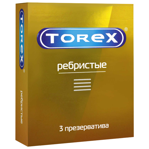 Презервативы TOREX Ребристые, 3 шт.