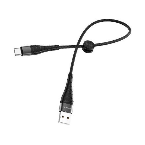 USB Кабель Type-C Borofone BX32 Munificent charging data cable 5A, 0.25M черный
