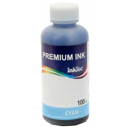 Чернила для Epson InkTec E0010-100MC Cyan (Голубой) 100 ml