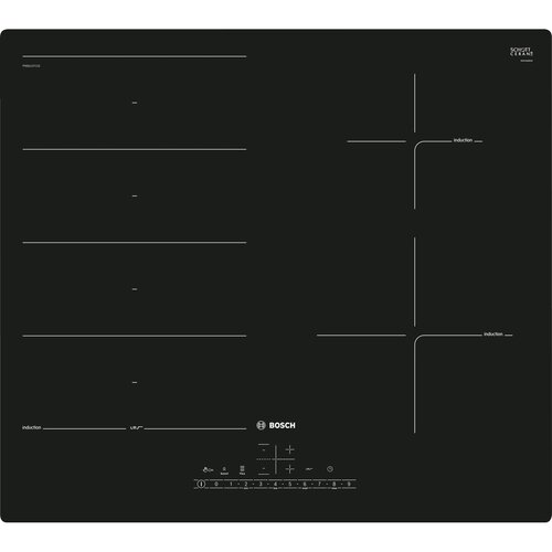 Индукционная варочная панель BOSCH PXE611FC5Z, черный