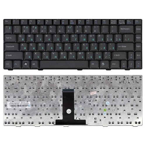 Клавиатура для ноутбука Asus 04GNR84KR00 черная, версия 1
